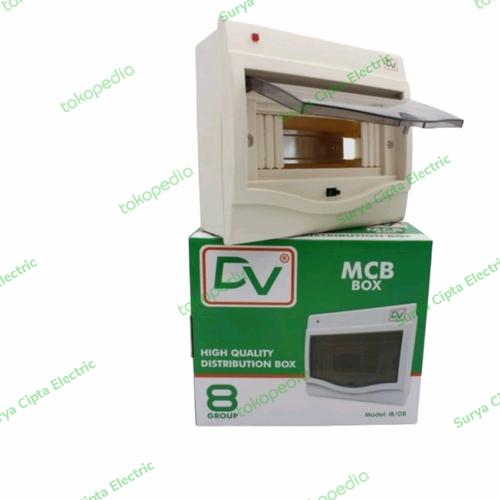 Jual MCB Box 8 Group DV Dengan Lampu Indikator DB8 IB/OB - Jakarta ...