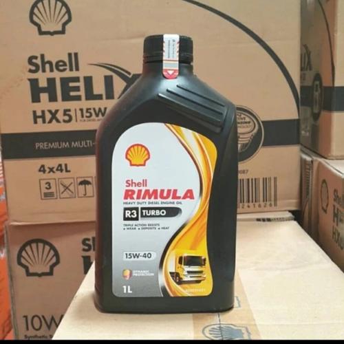 Jual Oli / Oil Shell Rimula R3 Turbo Heavy Duty Diesel 15W 40 kemasan ...