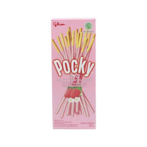 Jual Glico Pocky Mini Pocki Stick Biscuit Poki Biskuit Stik-strawberry ...