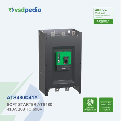Promo SCHNEIDER SOFT STARTER ATS480 410A 208-690VAC 220kW ATS480C41Y ...