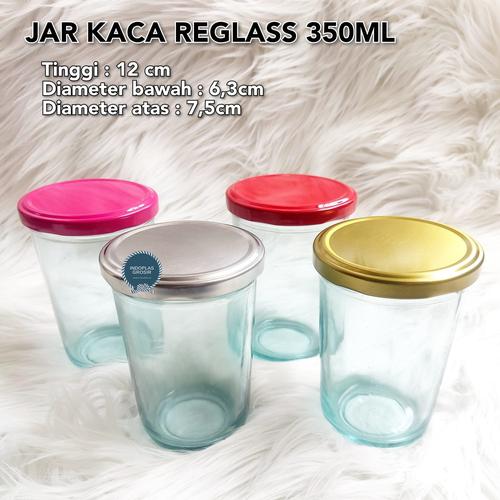Jual TOPLES 350ML / REGLASS 350ML / JAR KACA 350ML / TOPLES KACA 350ML - 350ML HIJAU - Jakarta ...