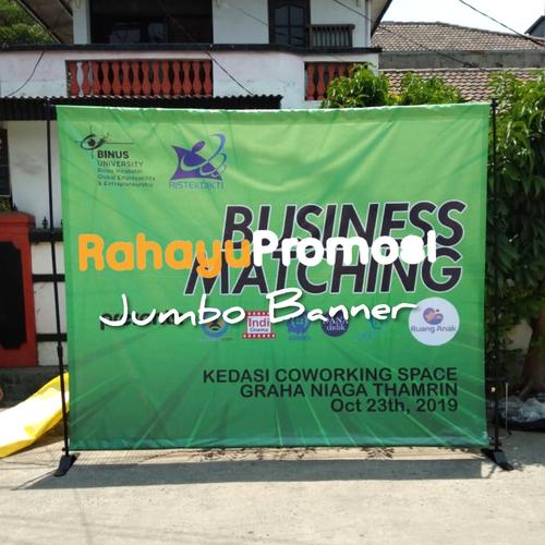 Jual JUMBO BANNER PREMIUM TIANG HITAM | BACKWALL | BACKDROP - Kota ...
