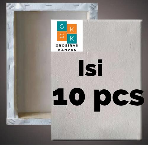 Jual PAKET kanvas lukis 20x30 ISI 10 PCS CANVAS lukis 20 x 30 cm - 20 x ...
