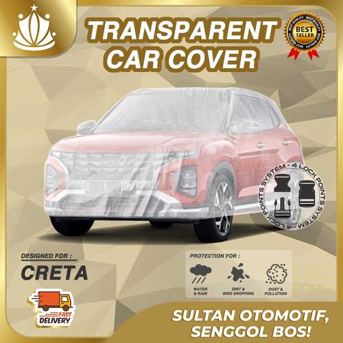 Jual Sarung Mobil Plastik TEBAL Body Cover Transparan Hyundai Creta ...
