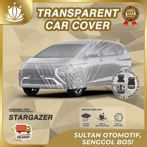 Jual Sarung Mobil Plastik TEBAL Body Cover Transparan Stargazer ...