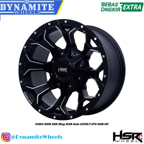 Jual VELG MOBIL HSR SEMI OFFROAD R16 PCD 6X139,7 BUAT PAJERO FORTUNER ...