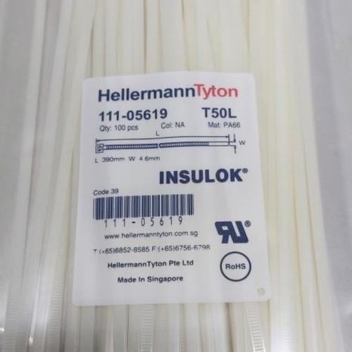 Jual Hellermann tyton insulok T50L/T50L-W 390mm x 4,6mm kabel ties cable - Jakarta Barat - Toko ...