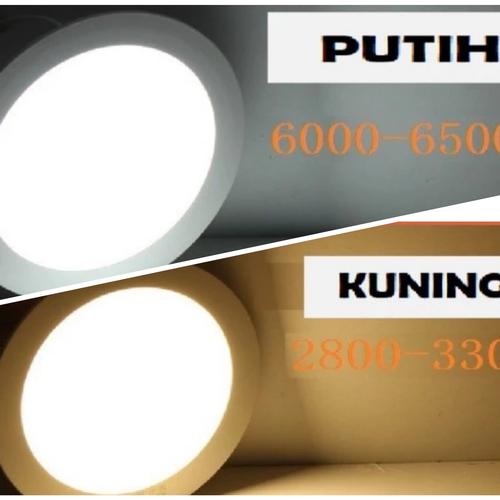 Jual lampu led panel downlight led 6w 12w 18w ceiling plafon inbow ...