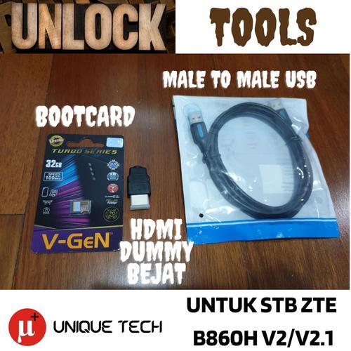 Jual UNLOCK TOOL STB ZTE V2 V2.1 BEJAT HDMI DUMMY BOOTCARD MALE TO MALE USB - MALE TO MALE ...