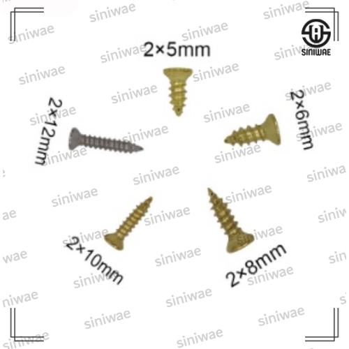 Jual Sekrup Mini Gold Bronze 2 x 7 mm Skrup Emas Kuning Coklat Antik ...