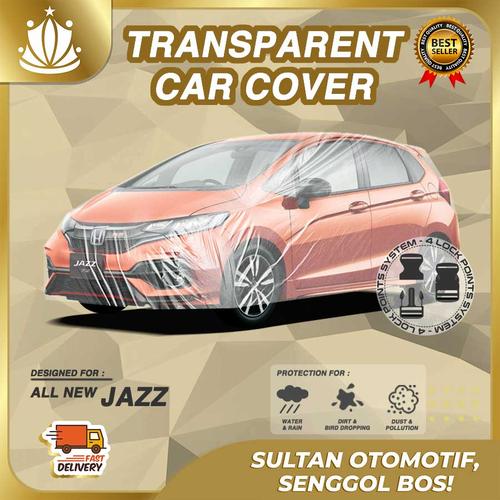 Jual Sarung Mobil Plastik TEBAL Body Cover Transparan All New Jazz ...