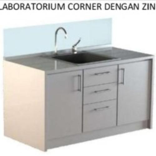 Jual MEJA LABORATORIUM CORNER DENGAN ZINK - Jakarta Timur - Grosir ATK ...