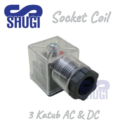 Jual Socket coil 3 katub AC dan DC - AC220V - Kota Tangerang - SHUGI ...