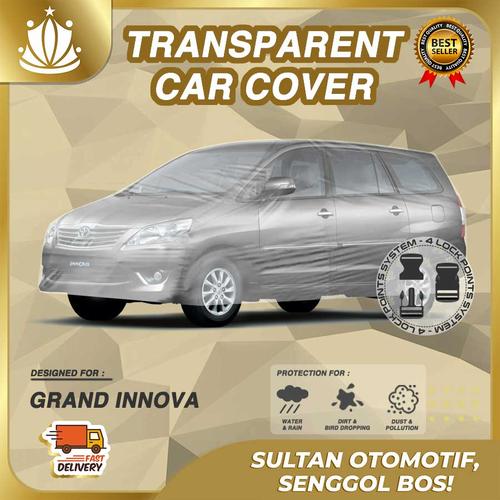 Jual Sarung Mobil Plastik TEBAL Body Cover Transparan Grand Innova ...