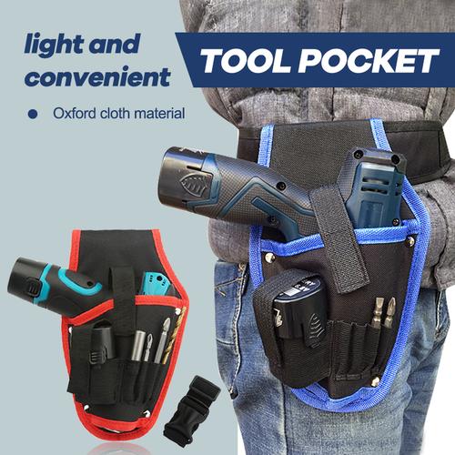 Jual Tas Sabuk Pinggang Perkakas Listrik Mesin Bor tool Bag - Jakarta ...