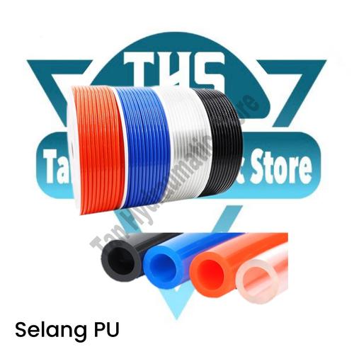 Jual selang PU 8mm polyurethane pneumatic 8mm x 5mm ( 1 roll 100 meter ...