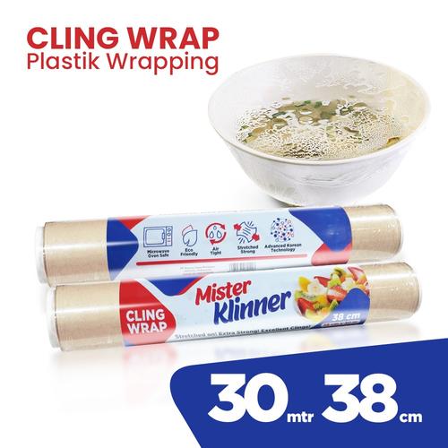 Jual Cling Wrap 38x30 Plastik Pembungkus Makanan - Plastik Wrapping ...
