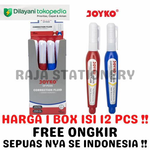 Promo JOYKO CORRECTION FLUID TIPEX CAIR JOYKO CF-P235 TIPX 1 BOX 12 PCS ...