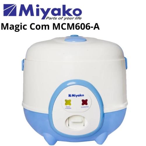 Jual Magic Com Rice Cooker 0,6 Miyako MCM 606a Putih Biru - Kota Malang ...