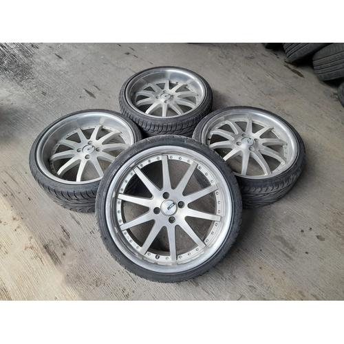 Jual Velg Mobil Bekas Ring 18 Gnosis Pcd 4x100 + Ban 3 Pcs 215 35 R18 ...