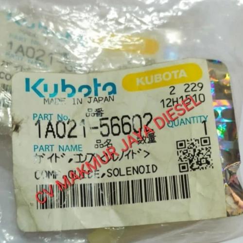 Jual Comp Guide Selenoid 1A021-56602 Kubota Genuine Parts - Jakarta ...
