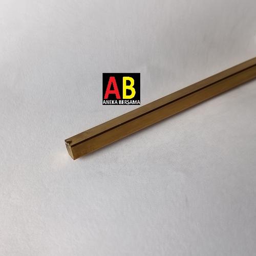 Jual As Kotak Stainless Steel Gold 5mm x 5mm Panjang 3m inlay - Kota ...