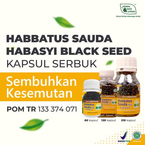 Jual Kapsul HABBATUS SAUDA Herbal Indo Utama Jaga Kesehatan dan ...