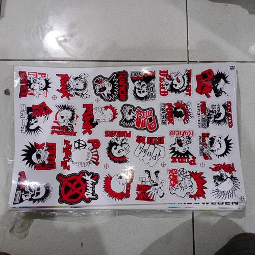 Jual Sticker Lembaran Gambar Punk -23 - Kab. Banyumas - AMANDA STICKER ...