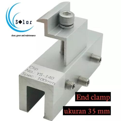 Jual mounting panel surya end clamp tipe Z - 35 mm - Kota Tangerang ...