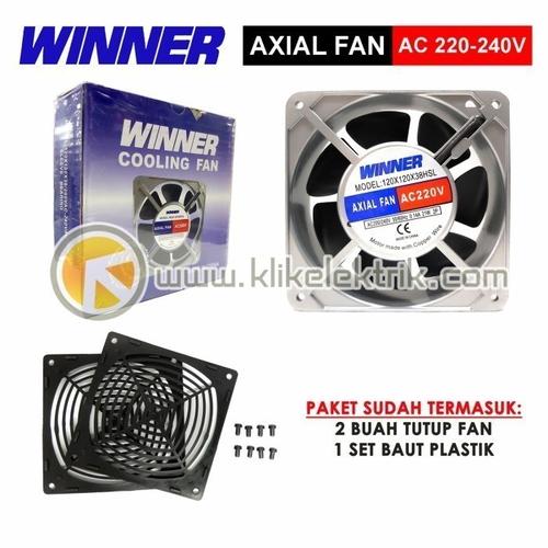 Jual COOLING FAN AC 240V 120X120X38MM KIPAS PEDINGIN PANEL WINNER 4in ...