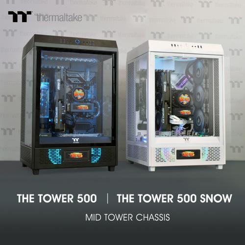 Jual Thermaltake The Tower 500 Mid Tower Chassis - BLACK/WHITE - Hitam ...