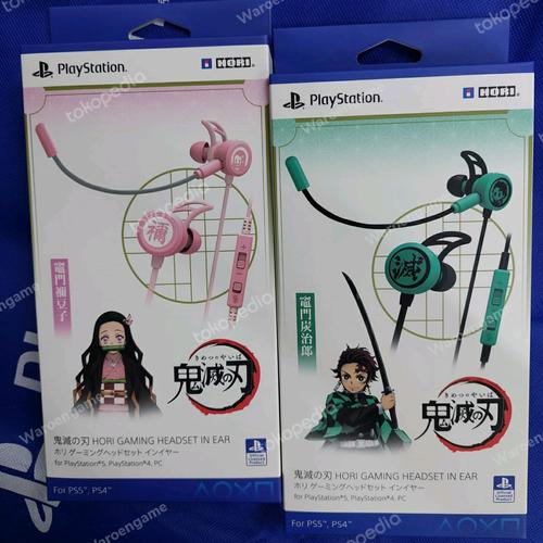 Jual Hori ORI Gaming Headset In Ear PlayStation 4 PS5 Demon Slayer ...
