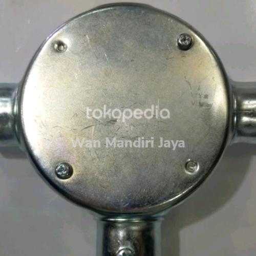 Jual T dus conduit Galvanis besi E25 3/4 inch cabang 3 - Jakarta Pusat ...