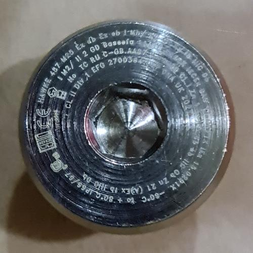 Jual Exproof Plug Hawke 487 M25 Brass Nickel Plated Exe Exd Ex Hawke487 ...