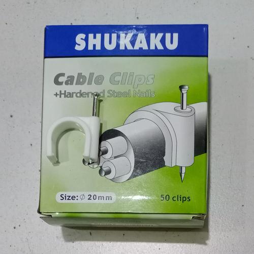 Jual Klem pipa listrik 20mm / klem pipa 20mm paku beton Shukaku 20mm ...