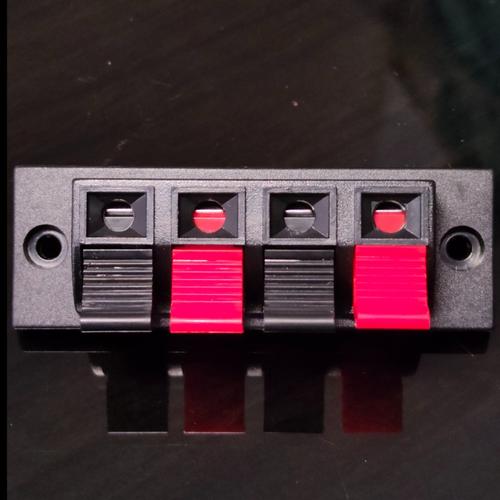 Jual Terminal Speaker Jepit 4 Pin Konektor Ukuran Besar untuk Box ...