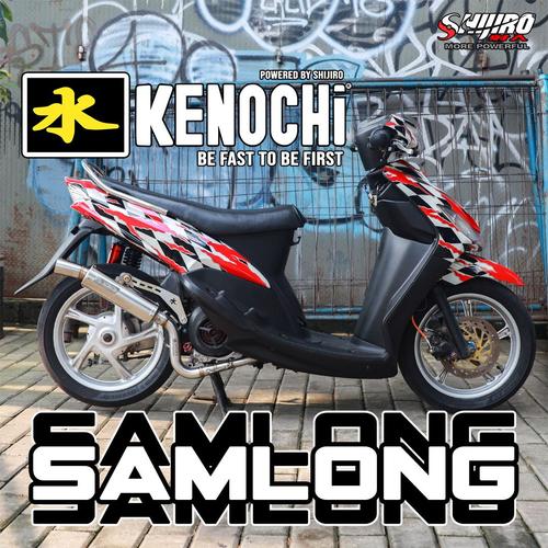 Jual Knalpot Racing KENOCHI type SAMLONG for MIO BEAT SCOOPY GENIO ...