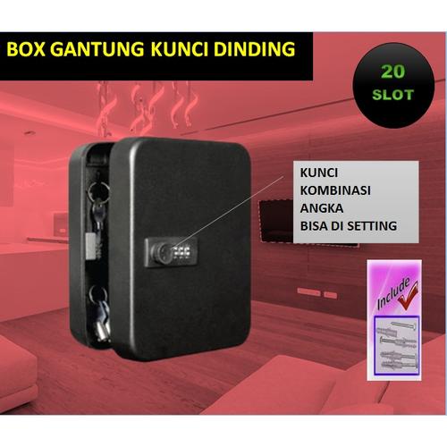 Jual KEYBOX KOTAK KUNCI BESI DINDING KEY BOX KOTAK KUNCI DINDING BESI ...