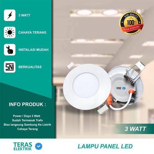 Jual Lampu downlight panel led 3 watt - Warmwhite - Kota Tangerang ...