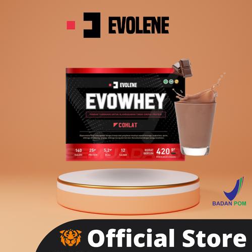 Jual evolene whey protein 456 gram (12 sachet) evowhey - Coklat - Kota ...