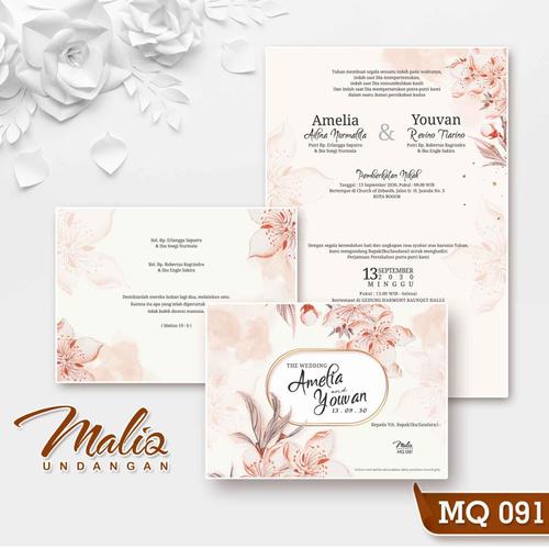 Jual Blangko Undangan Pernikahan MALIQ 91 Cantik Harga Murah - Kota ...