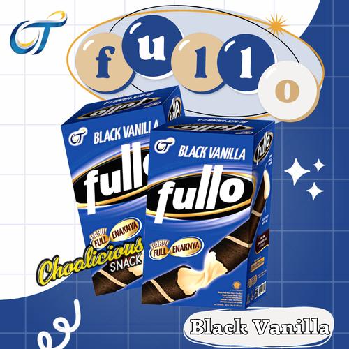 Jual FULLO Wafer Stick Rasa Black Vanilla @14 gram (1 box isi 20 pcs ...