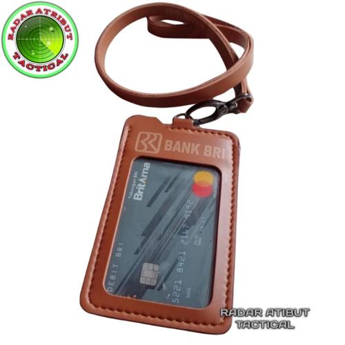 Jual Holder ID Card - Tali Lanyard Nametag Model Logo BANK BRI ...