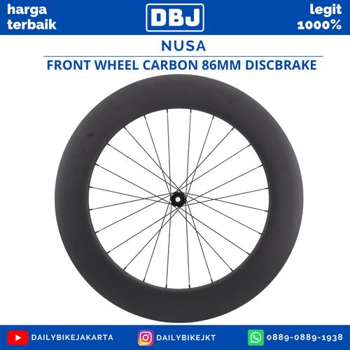 Jual FRONT WHEEL SEPEDA ROADBIKE NUSA HUB DT240 CARBON 86MM - Jakarta ...