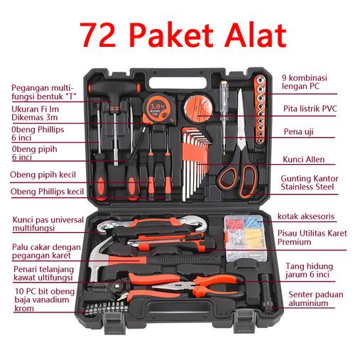 Jual Hand Toolset Tool Kit Set Toolkit Toolbox Tool Set Tool Box ...