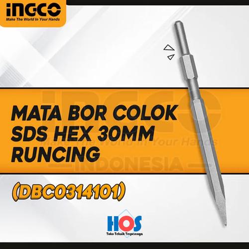Jual INGCO MATA BOR COLOK SDS HEX 30MM RUNCING DBC0314101 - Kota ...