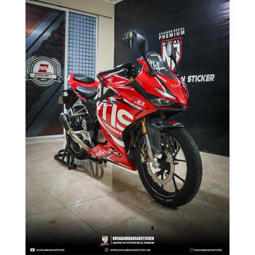 Jual Custom stiker CBR 150 R 2021 merah grafis full body - Graftac ...