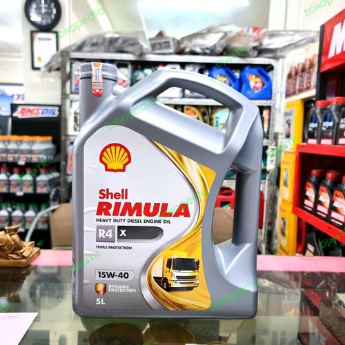 Jual SHELL RIMULA R4X 15W40 5L - Kota Bogor - DJAJATK | Tokopedia