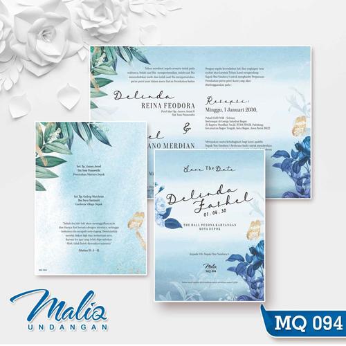 Jual Blangko Undangan Pernikahan MALIQ 94 Cantik Harga Murah - Kota ...
