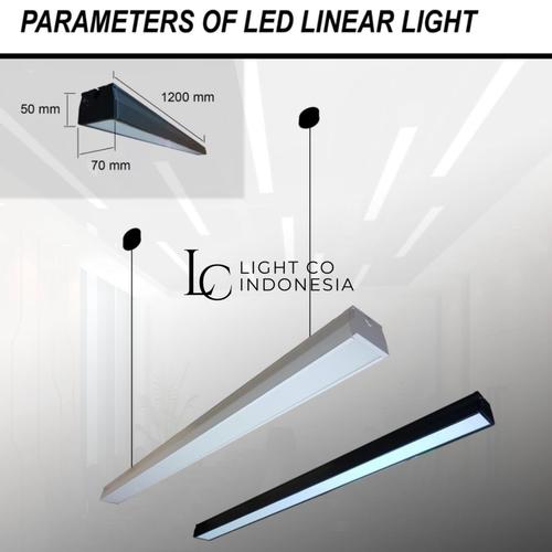 Jual Led Linear Light / kap office led 30x120cm 36w - Kota Denpasar ...